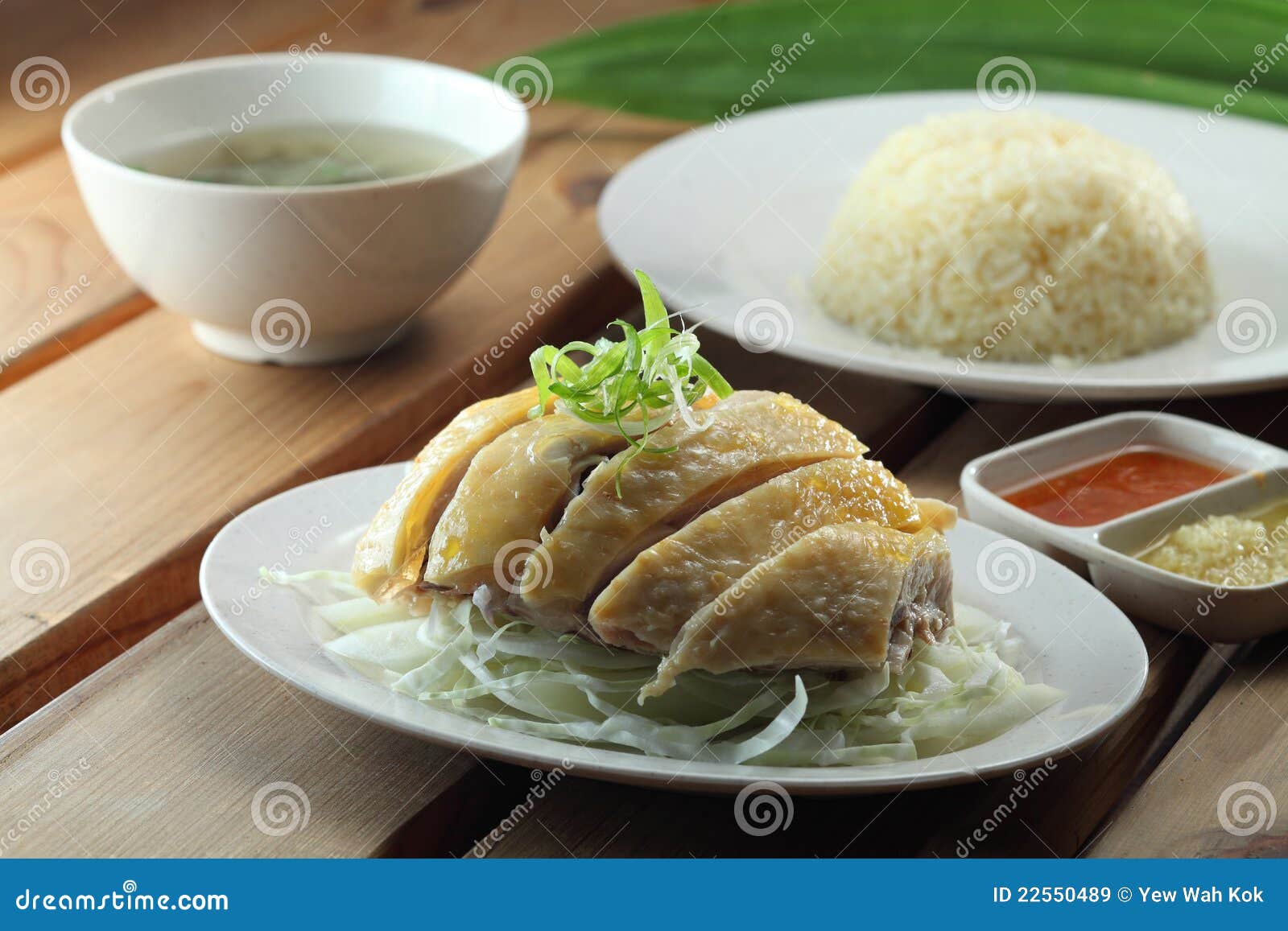 Chicken Rice stock image. Image of yellow, food, chicken - 22550489