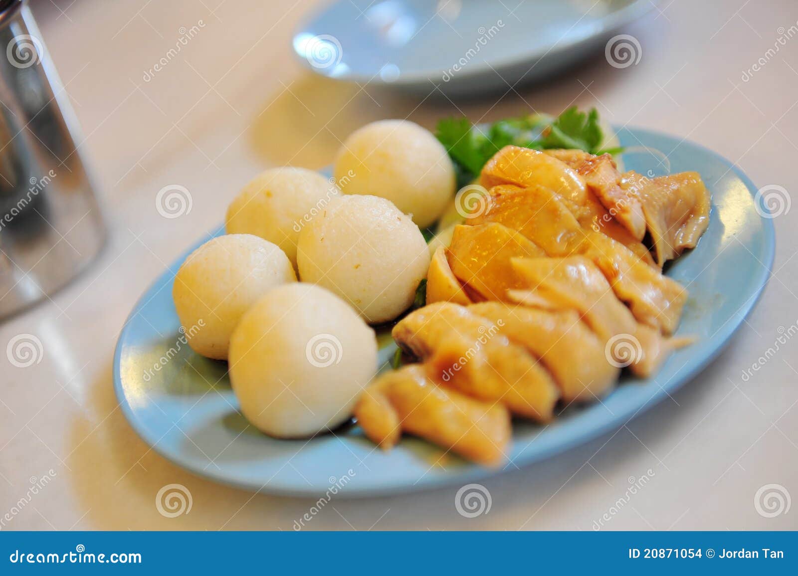 Chicken rice ball stock photo. Image of meal, rice, malaysia - 20871054