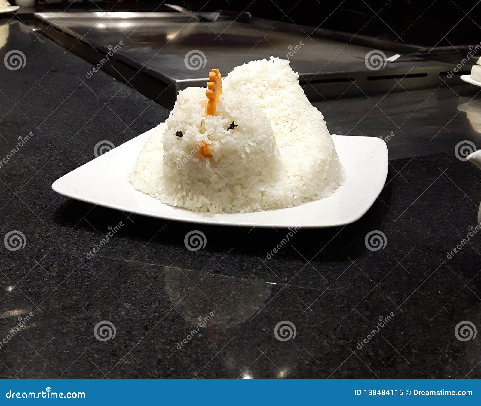 Chicken rice stock image. Image of japanese, rice, food - 138484115