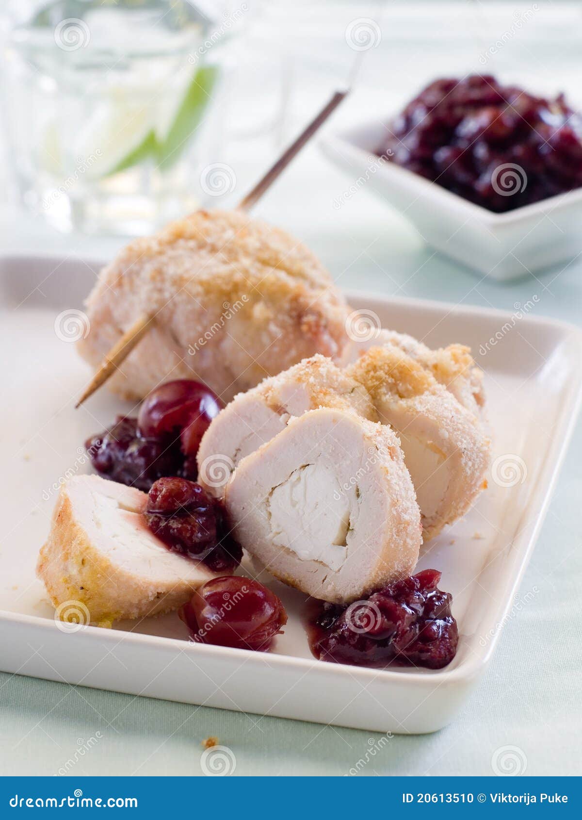 Chicken roll stock photo. Image of pork, chicken, prepared - 20613510