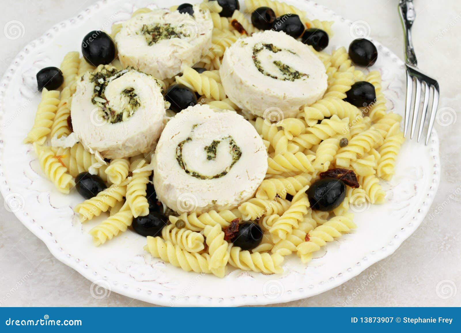 Chicken Roulade stock image. Image of green, nuts, garnish - 13873907