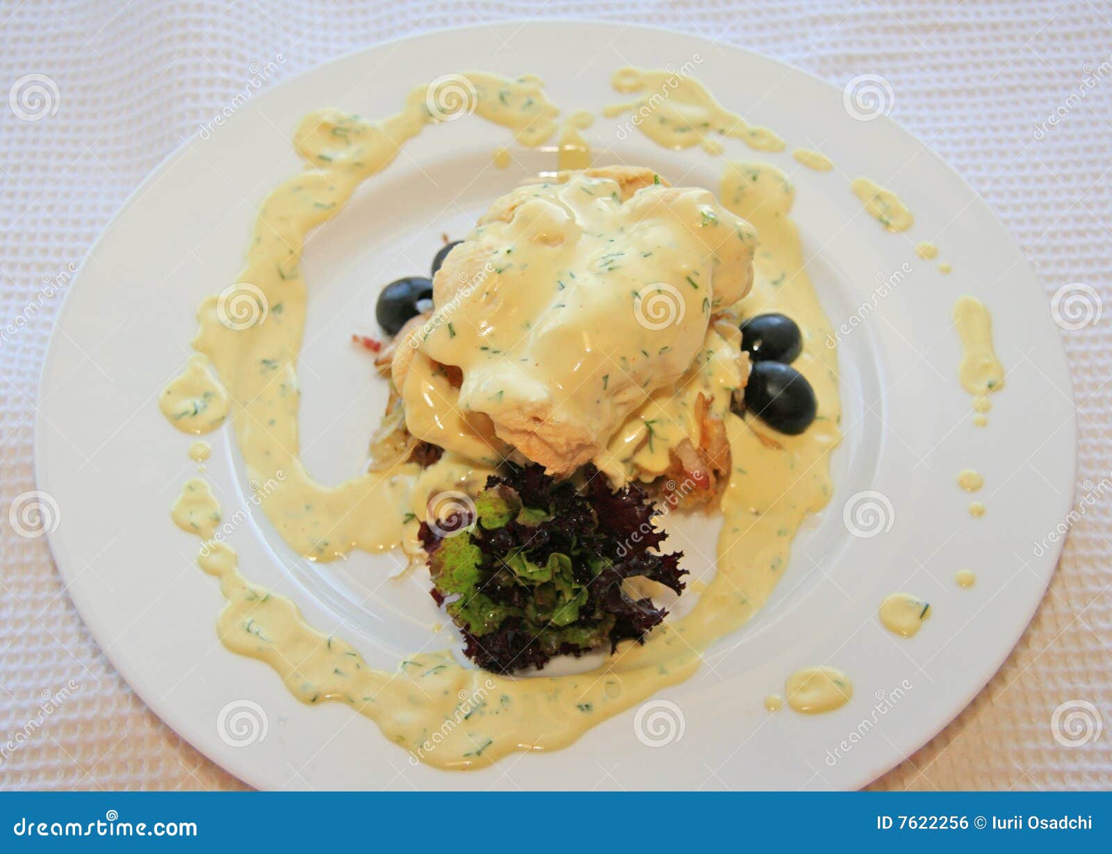 Chicken roulettes stock photo. Image of green, cuisine - 7622256