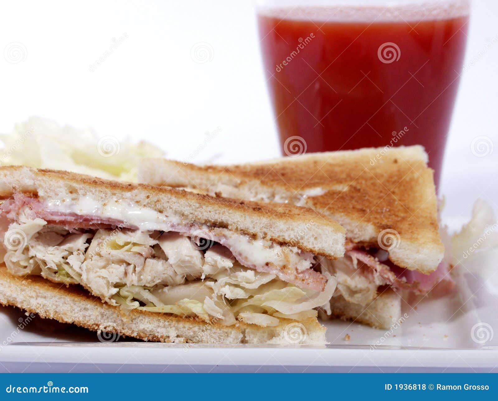 Chicken sandwich stock photo. Image of dine, toast, chicken - 1936818