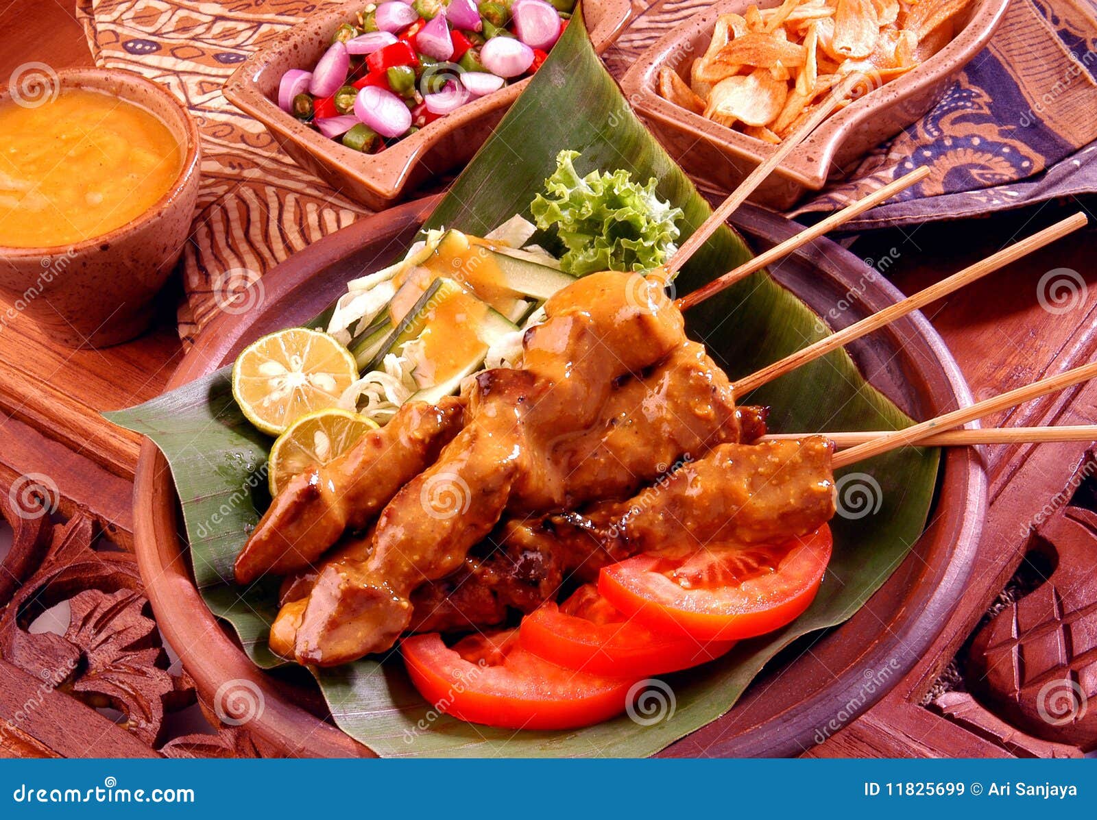 Chicken Satay stock image. Image of peanut, satay, delicious - 11825699