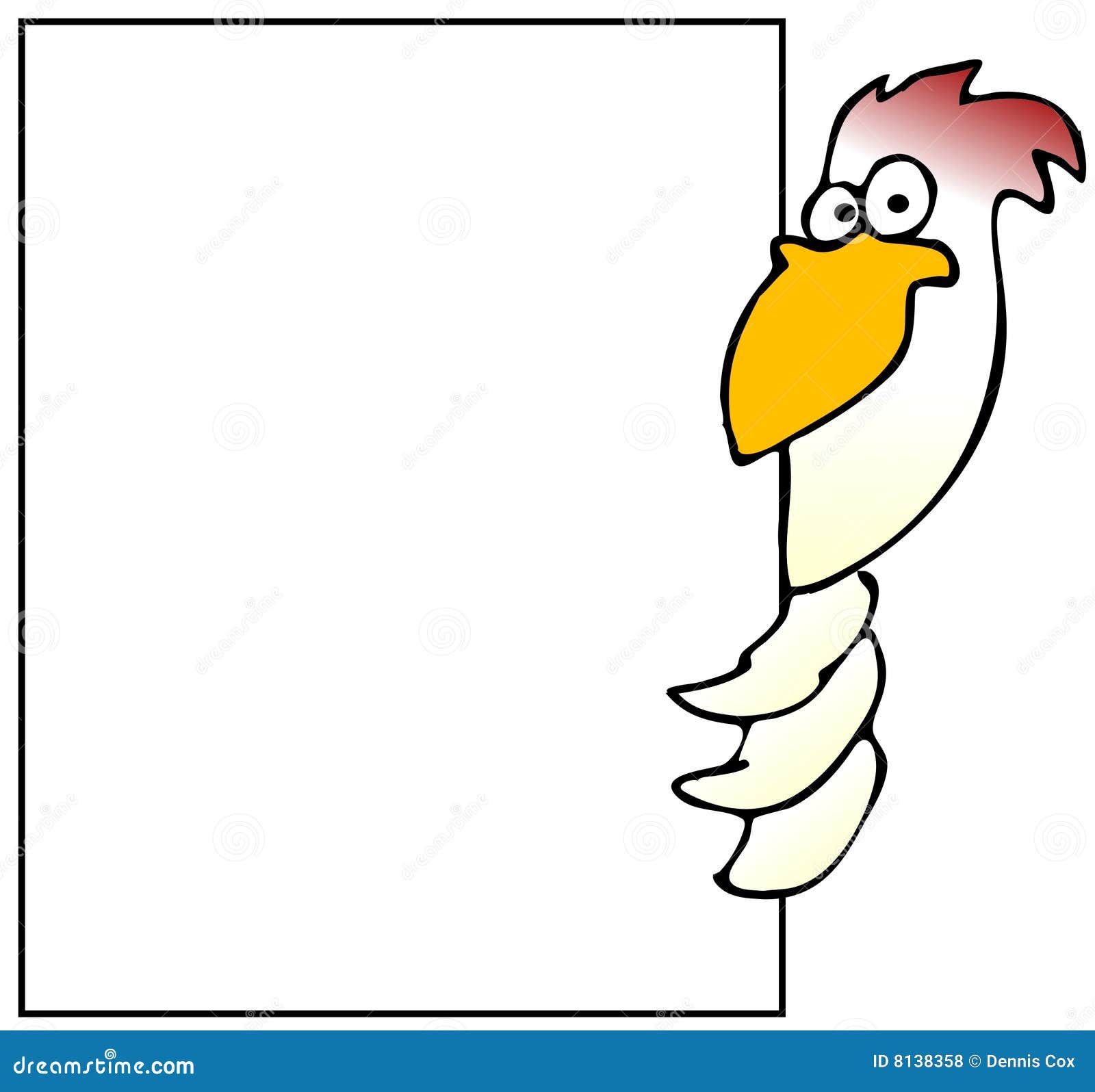 Chicken Sign stock illustration. Illustration of rooster - 8138358
