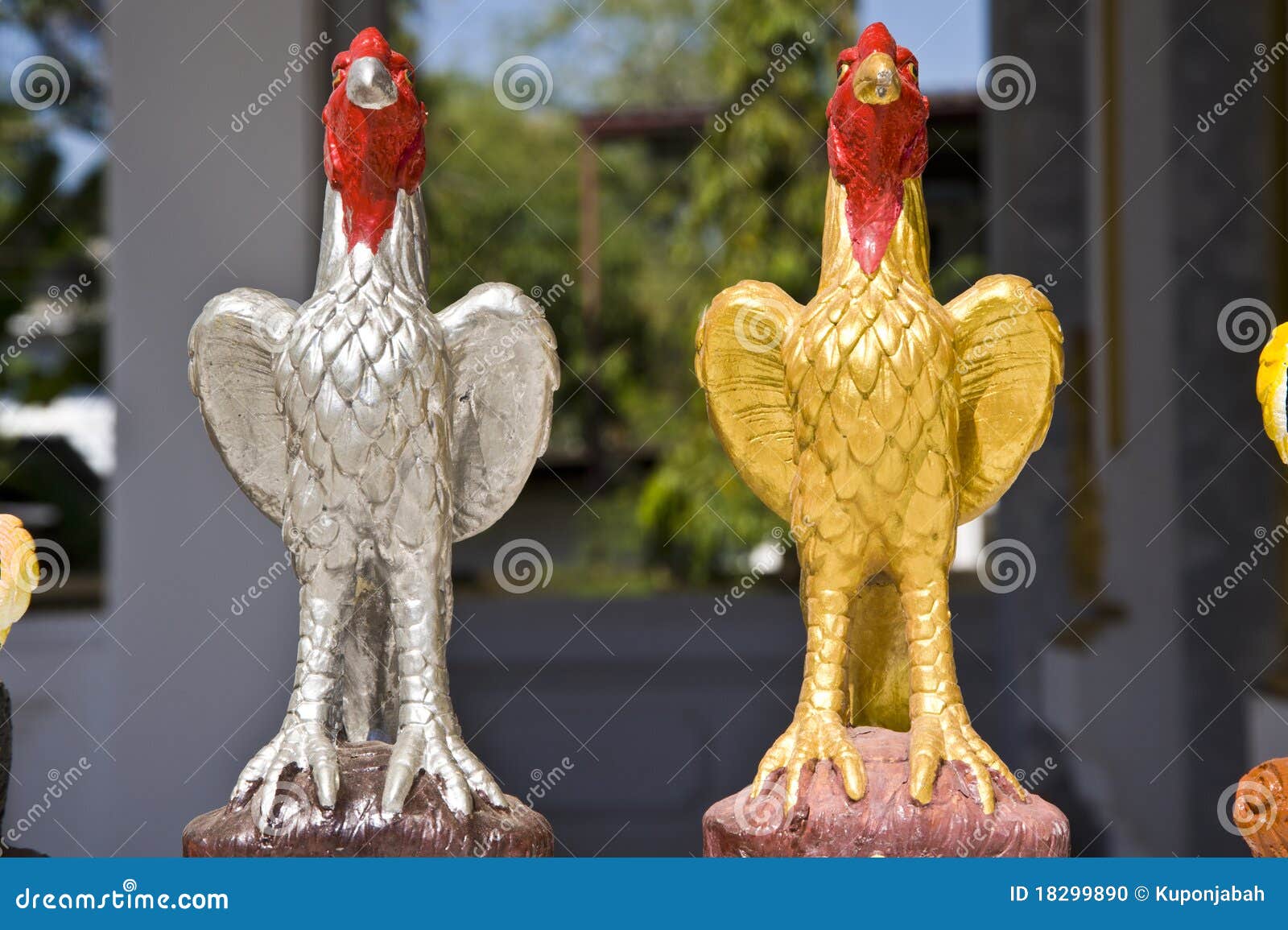 Chicken statue stock photo. Image of chocolate, design - 18299890