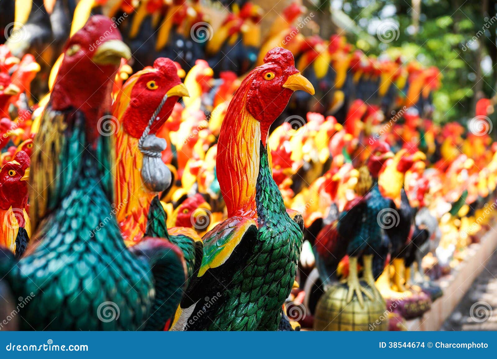 Chicken Statue stock photo. Image of perspective, statue - 38544674