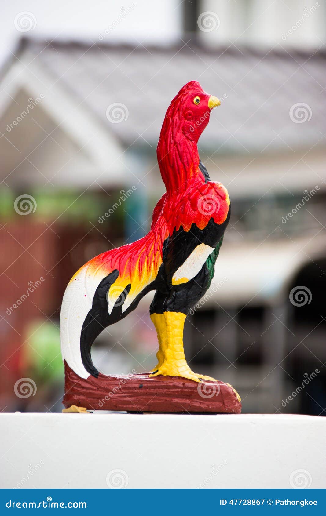 Chicken Statue stock image. Image of multi, background - 47728867