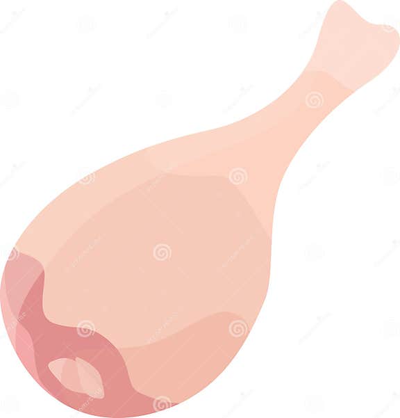 Chicken stick icon stock vector. Illustration of multi - 57189522