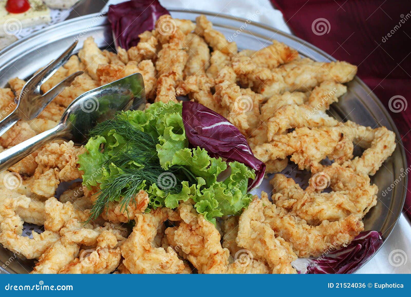 Chicken strips plateau stock photo. Image of detail, meat - 21524036