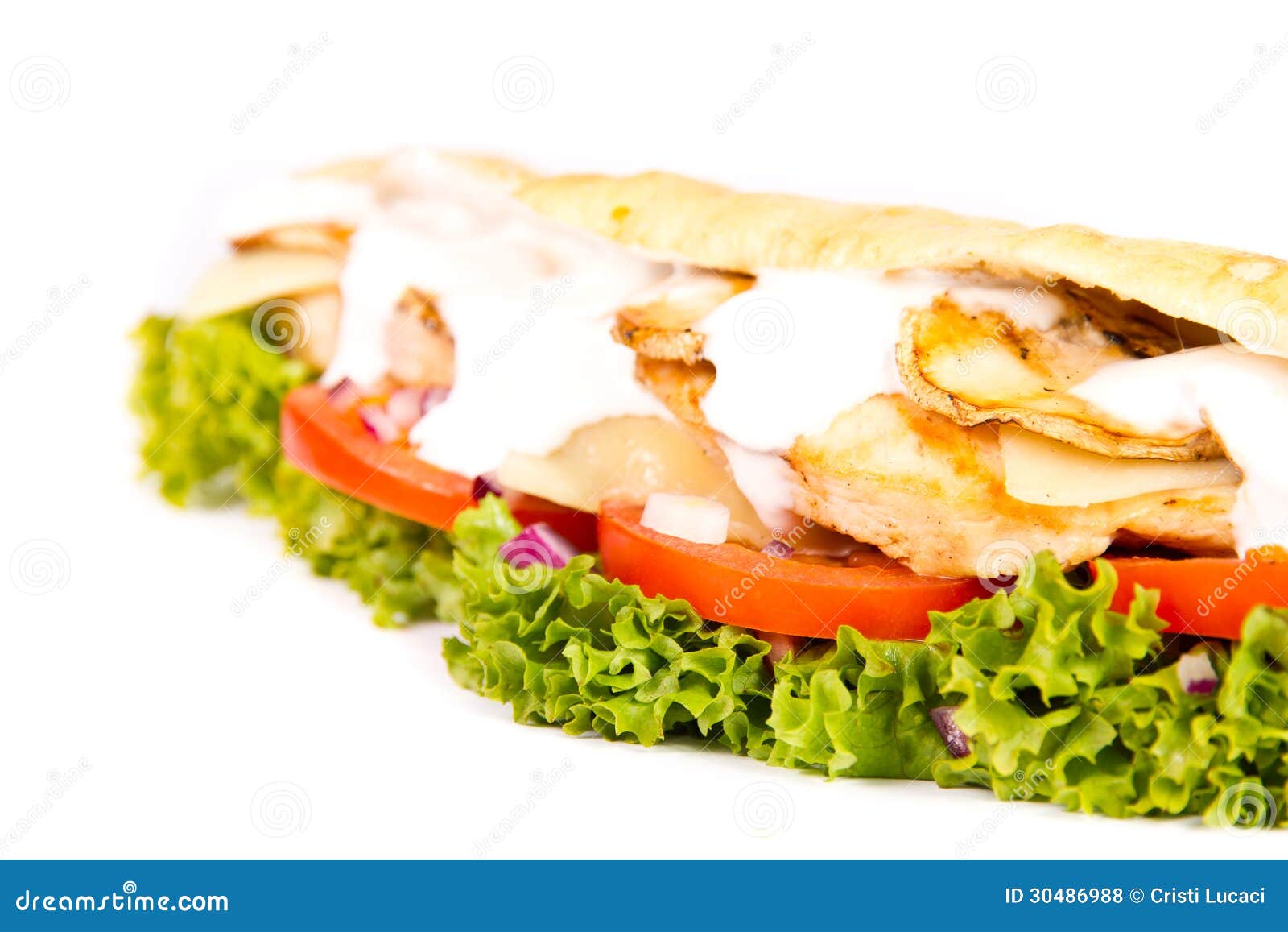 Chicken sub stock photo. Image of cheese, dish, fillet - 30486988
