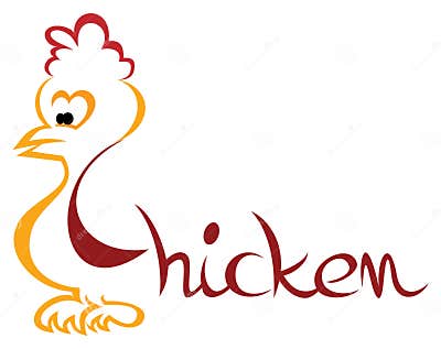 Chicken symbol stock vector. Illustration of poultry - 27552878