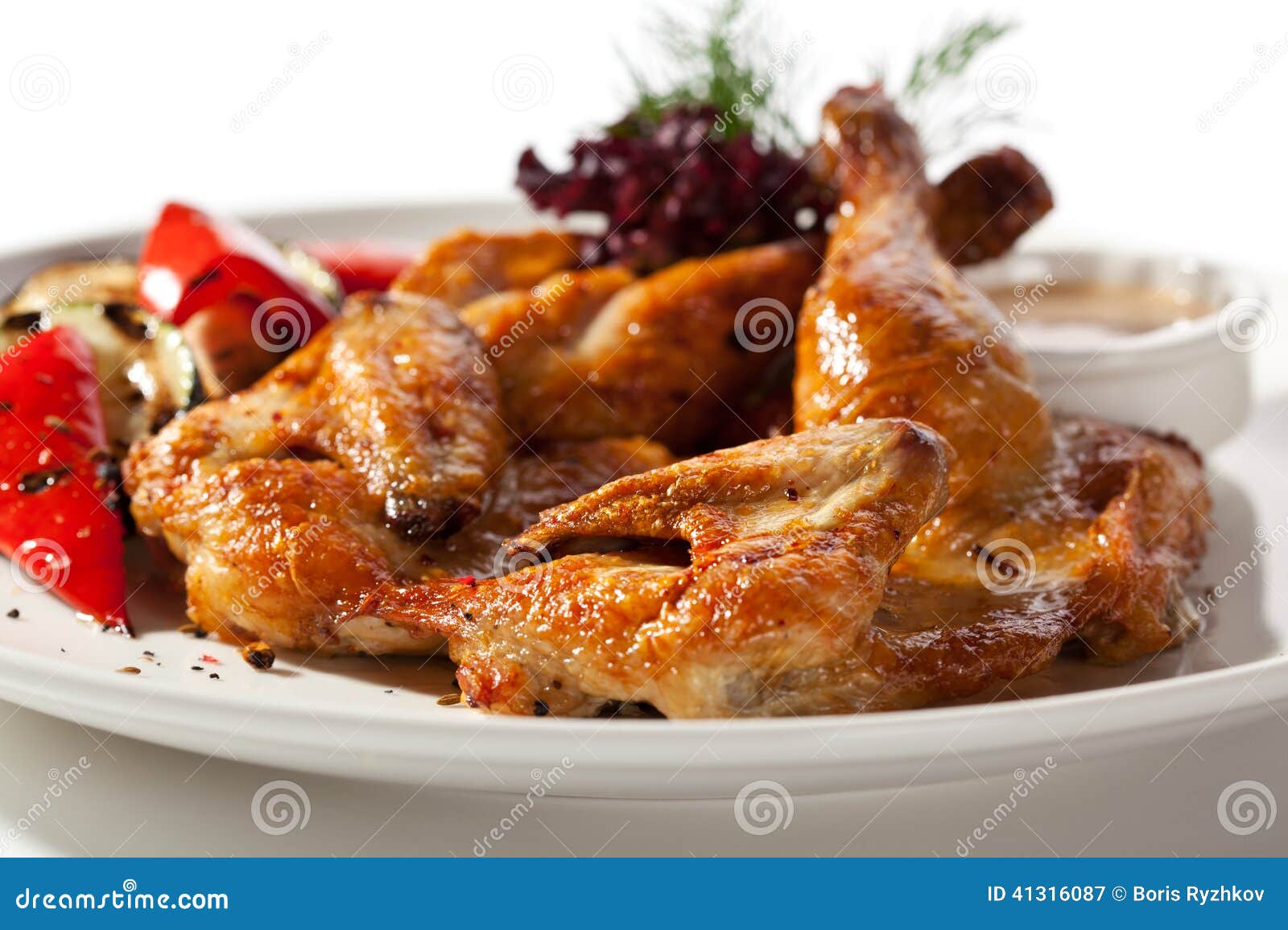 Chicken Tabaka stock image. Image of chicken, breast - 41316087