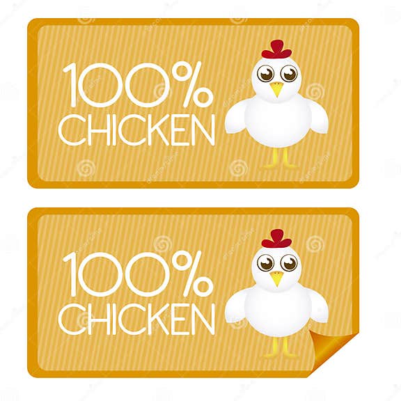 Chicken tags stock vector. Illustration of label, market - 21442152
