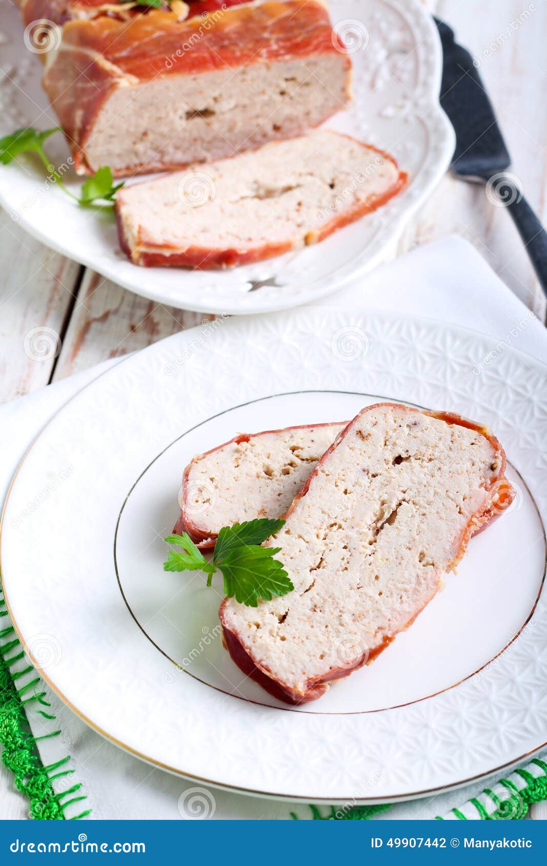 Chicken terrine stock photo. Image of pate, terrine, meat - 49907442
