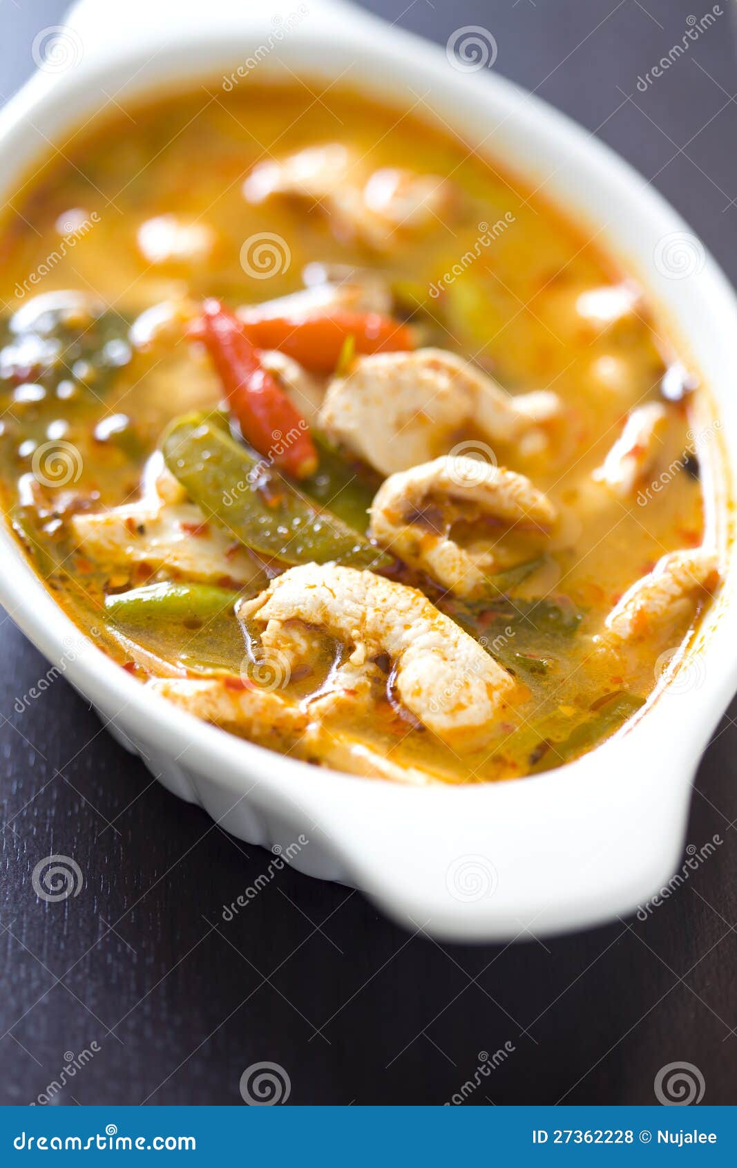 Chicken tom yum soup stock photo. Image of meal, sauce - 27362228