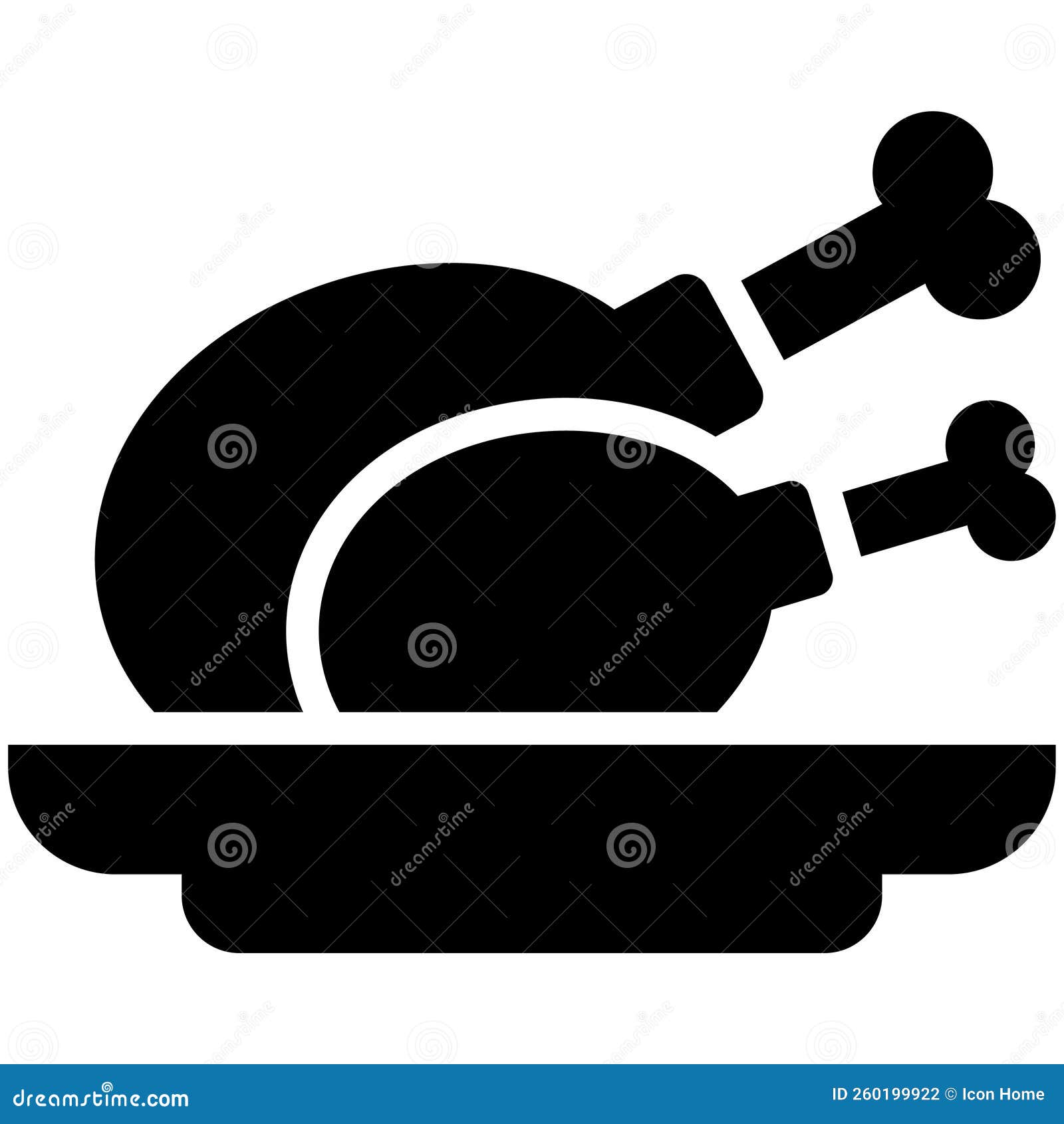 Chicken Vector Glyph Icon. Modern Glyph Symbols. Collection of ...