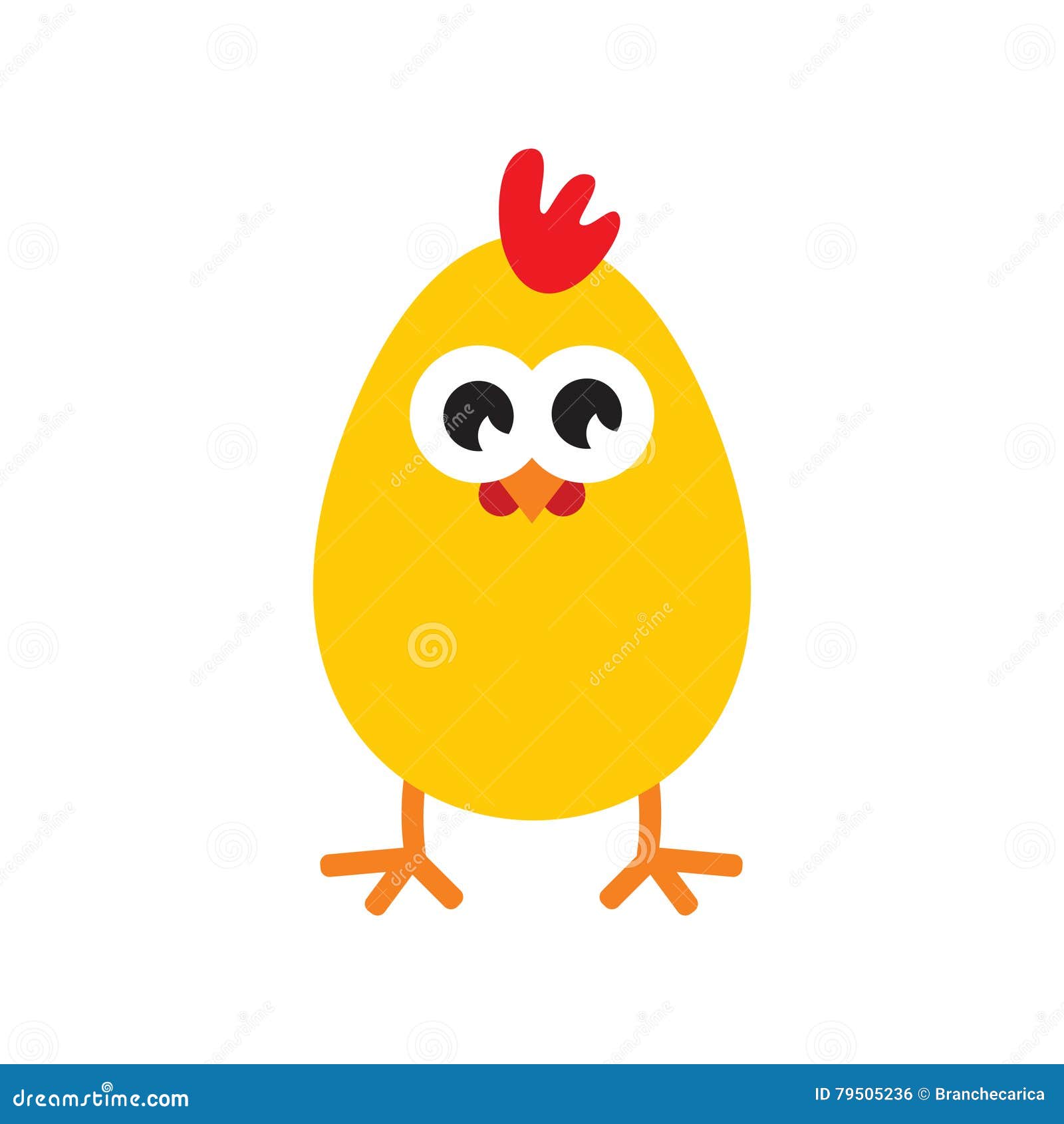 Chicken vector icon stock vector. Illustration of chick - 79505236