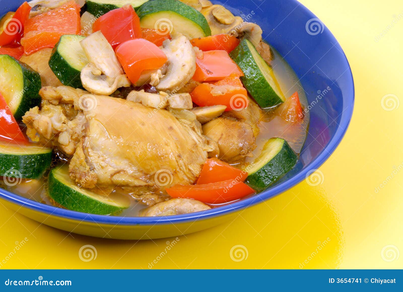 Chicken and Vegetable Stew stock image. Image of multi - 3654741