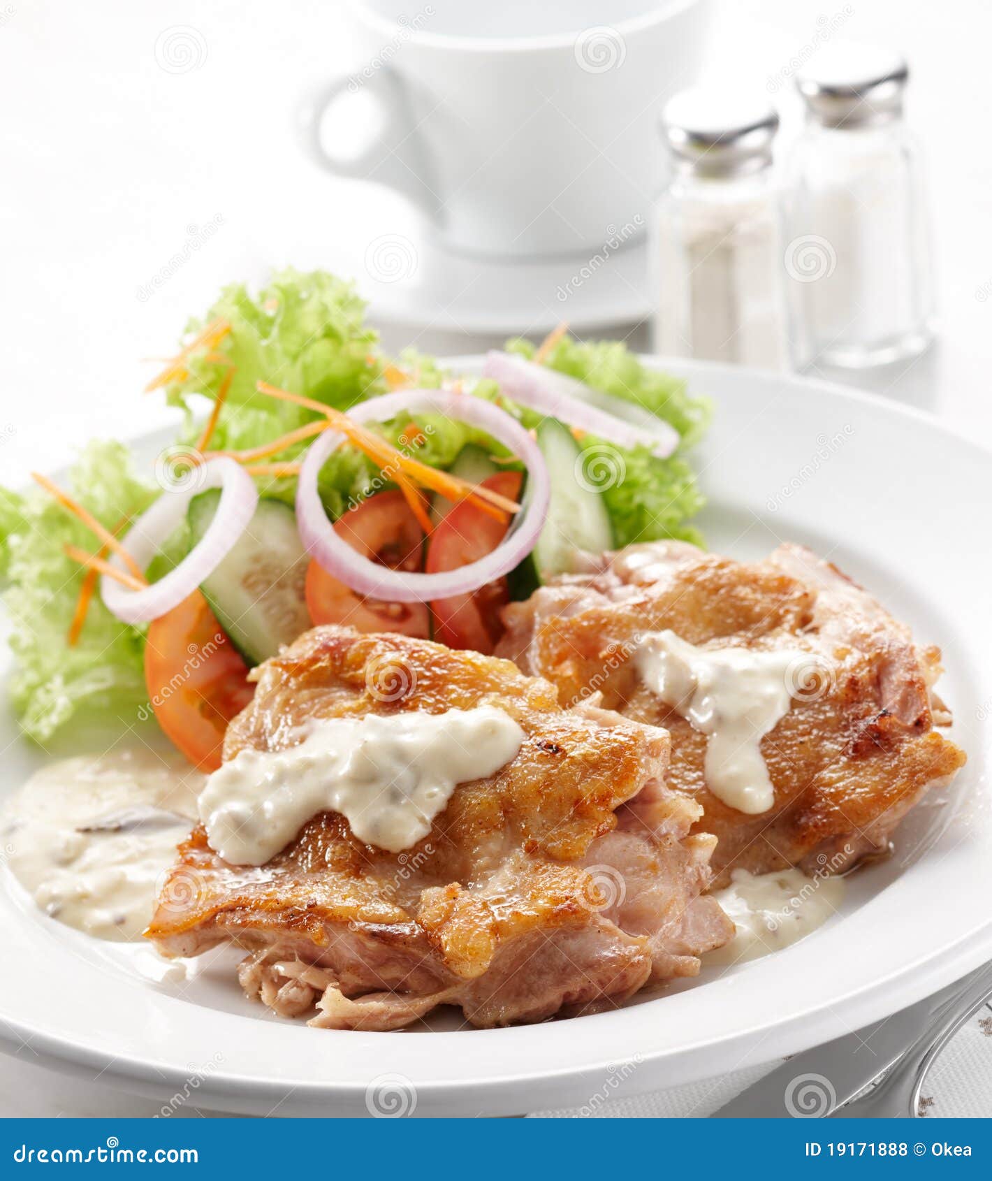 Chicken veloute stock photo. Image of vegetable, meal - 19171888