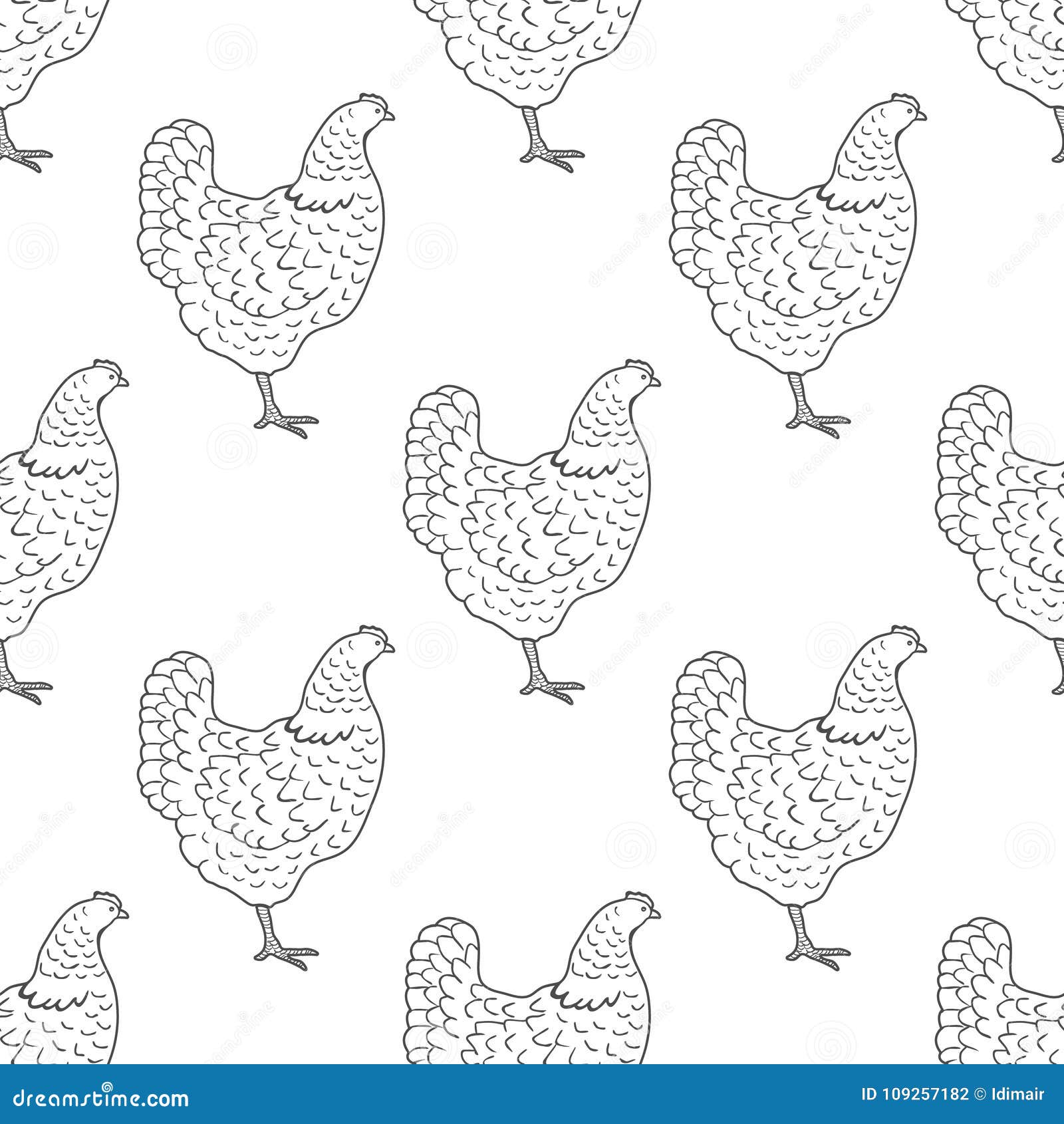 Vintage Chicken Cartoon Vector Illustration Stock Illustrations – 5,954 ...