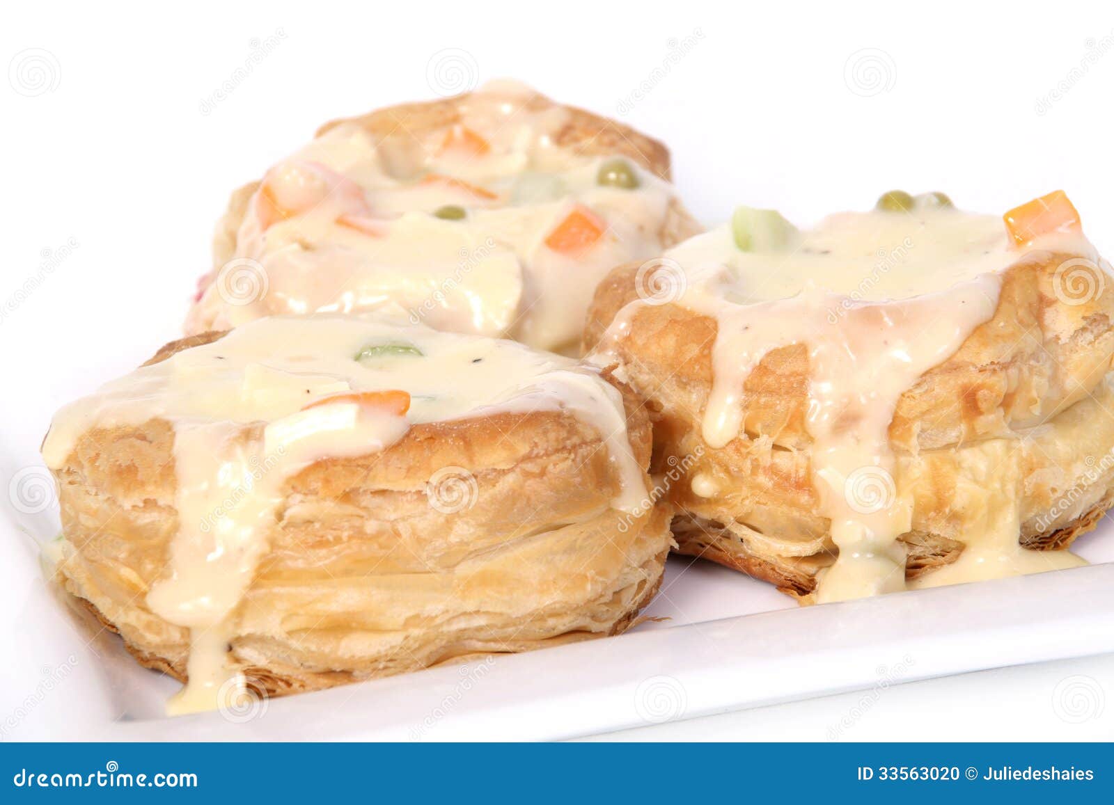 Chicken vol au vent stock photo. Image of food, chicken - 33563020