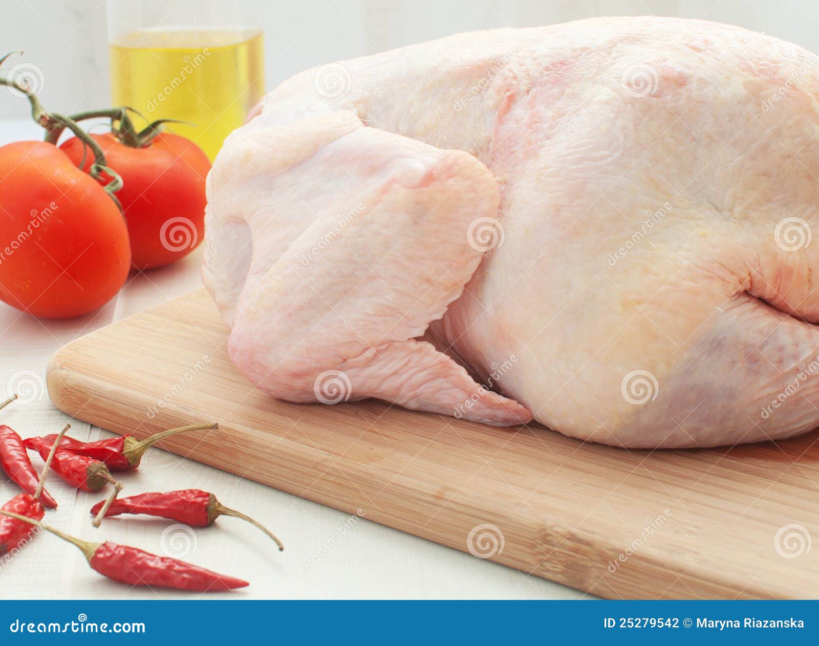Chicken whole raw stock photo. Image of breast, fresh - 25279542