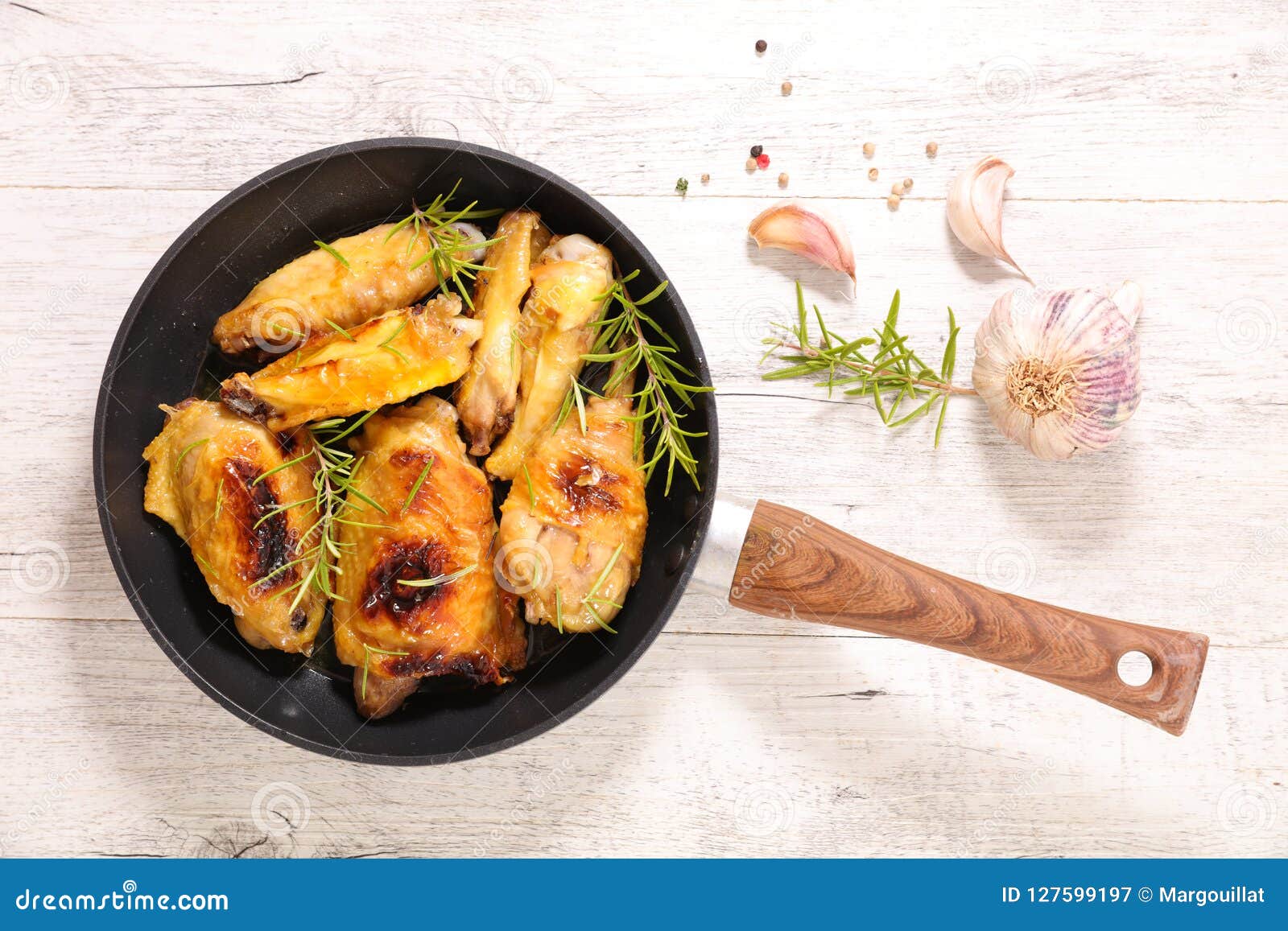Chicken wing and leg stock image. Image of cuisine, view - 127599197