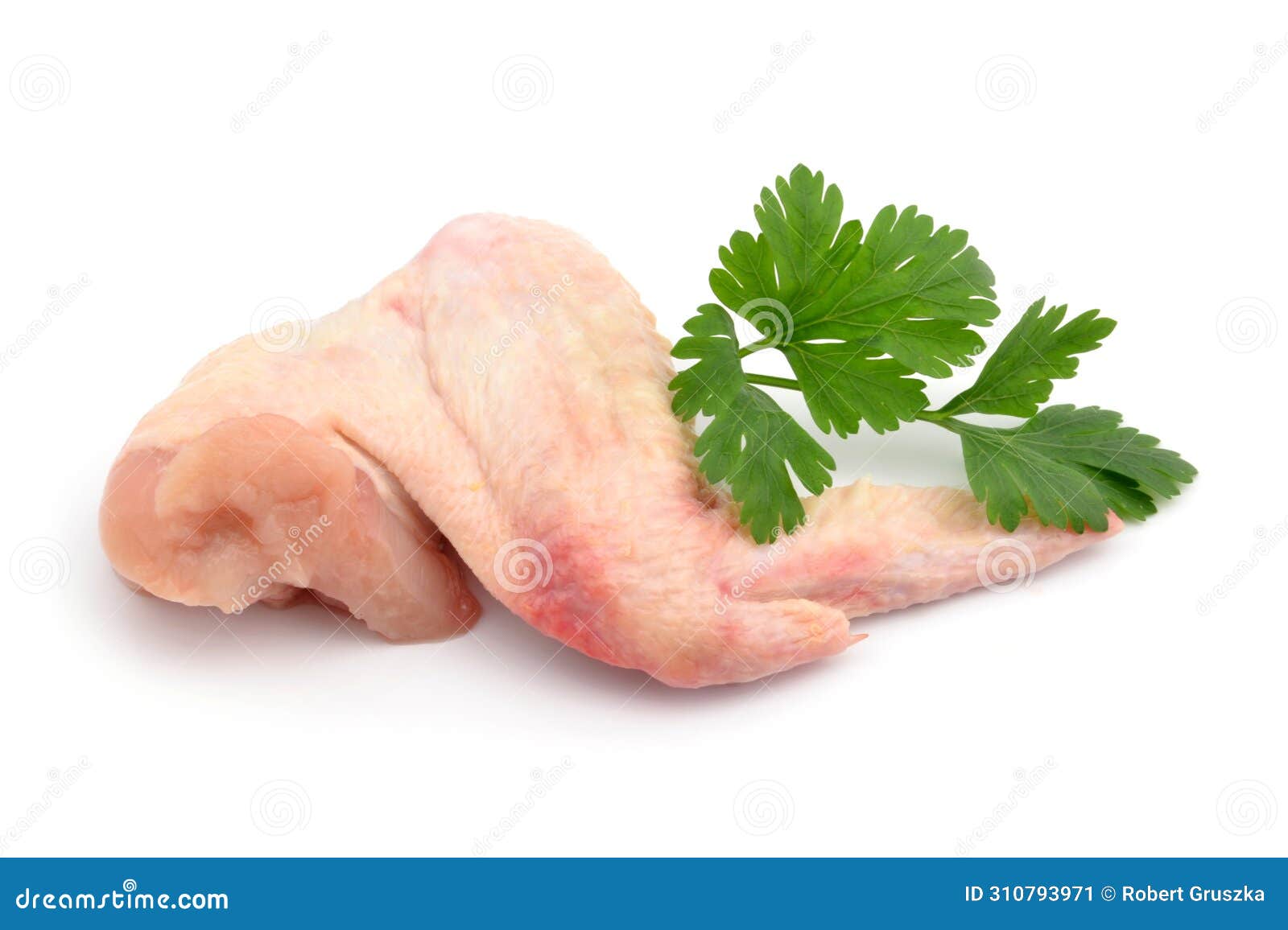 Chicken wing stock image. Image of meal, uncooked, broiler - 310793971