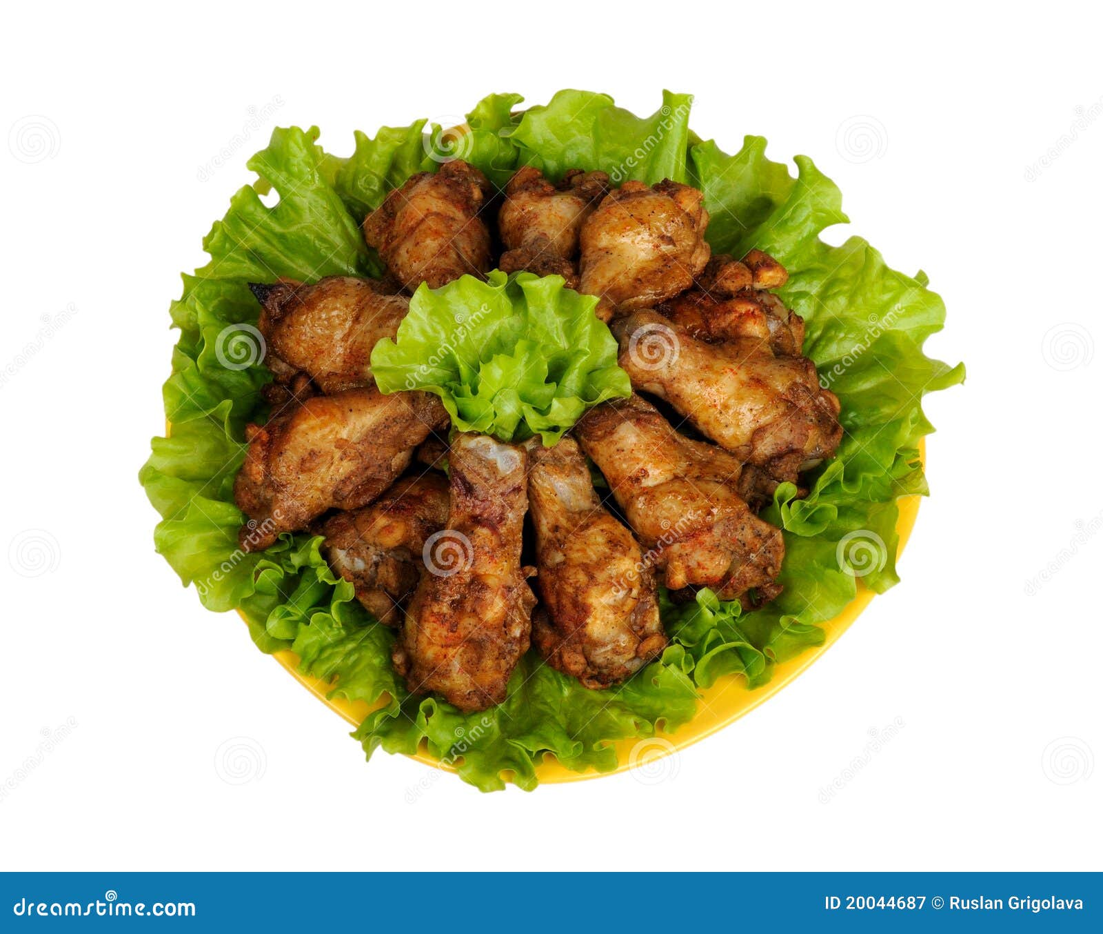 Chicken wings stock image. Image of fried, meat, lunch - 20044687