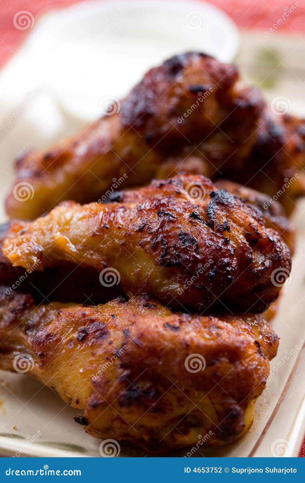 Chicken wings stock photo. Image of meal, tasty, barbeque - 4653752