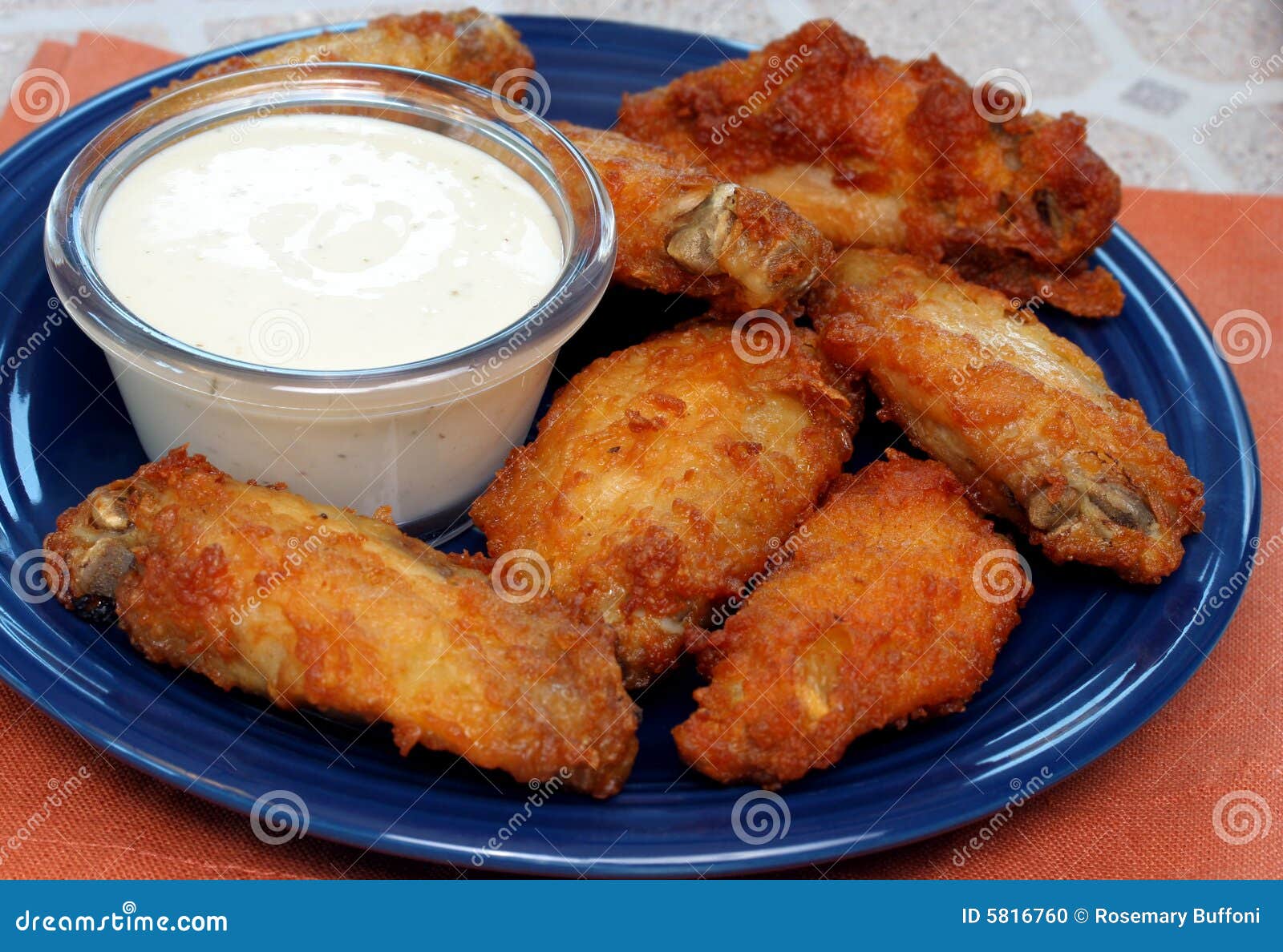 Chicken Wings and Dip stock photo. Image of chicken, wings - 5816760