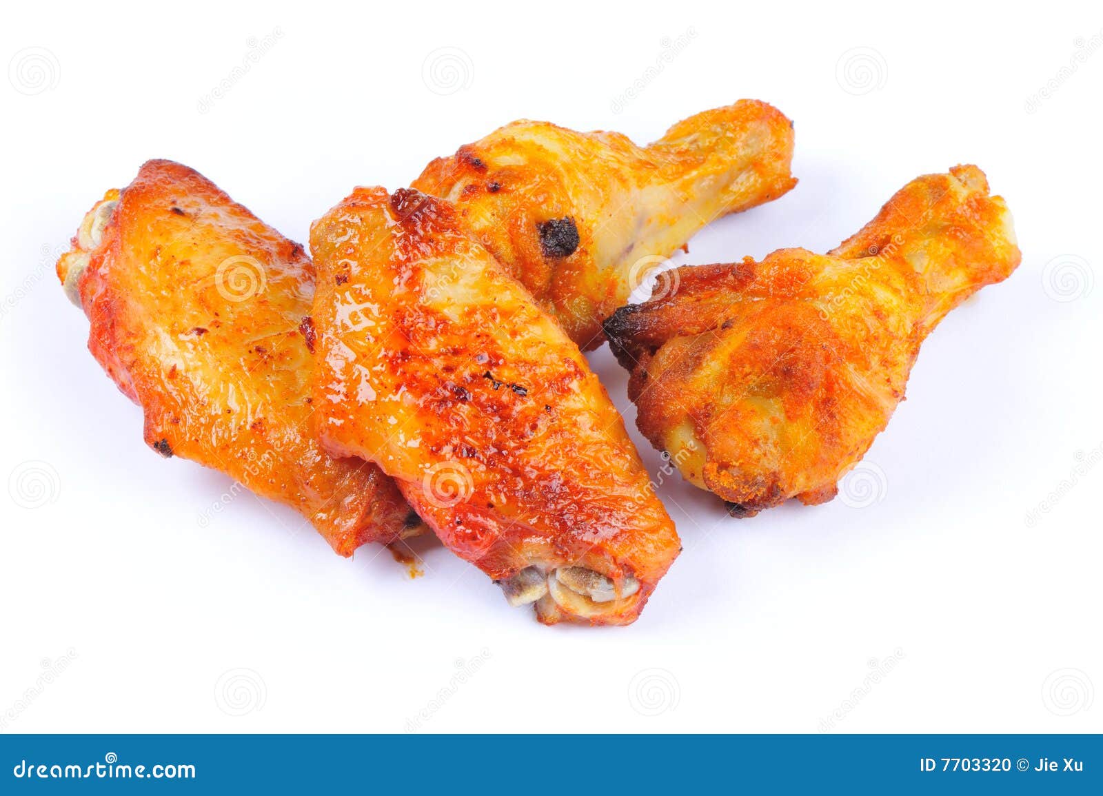 Chicken wings and drumlets stock photo. Image of barbecue - 7703320