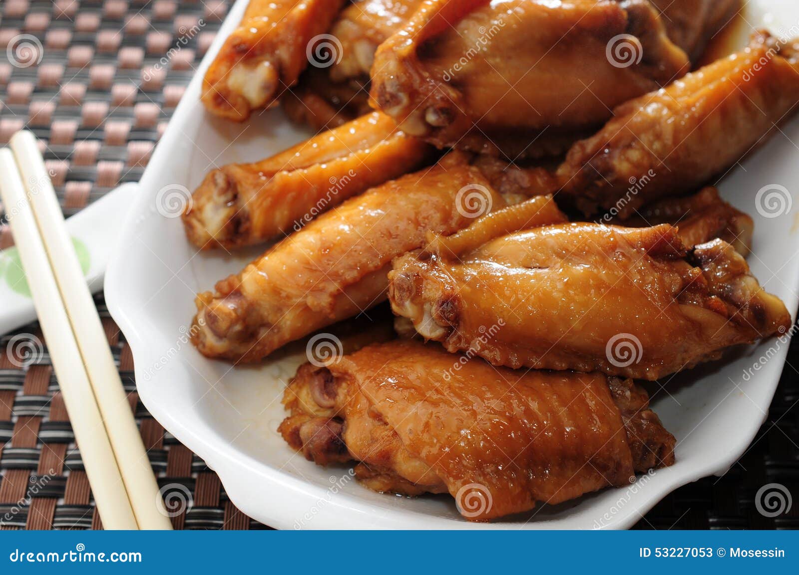 Chicken Wings stock image. Image of dish, fried, chicken - 53227053