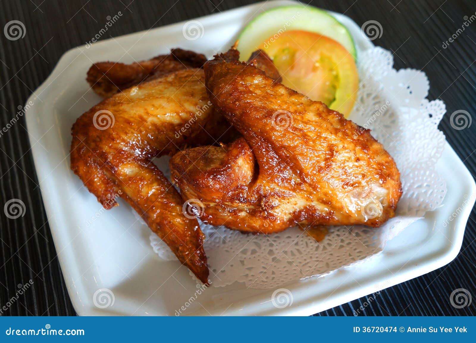 Chicken wings stock photo. Image of heart, asian, food - 36720474
