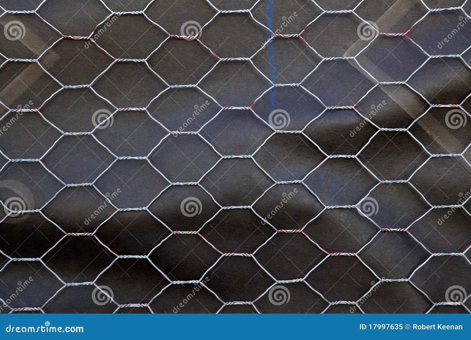 Chicken Wire Over Roofing Paper Stock Image - Image of security ...
