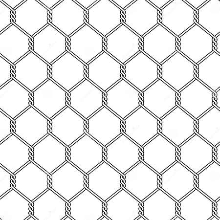 Chicken wire pattern stock vector. Illustration of netting - 211442418