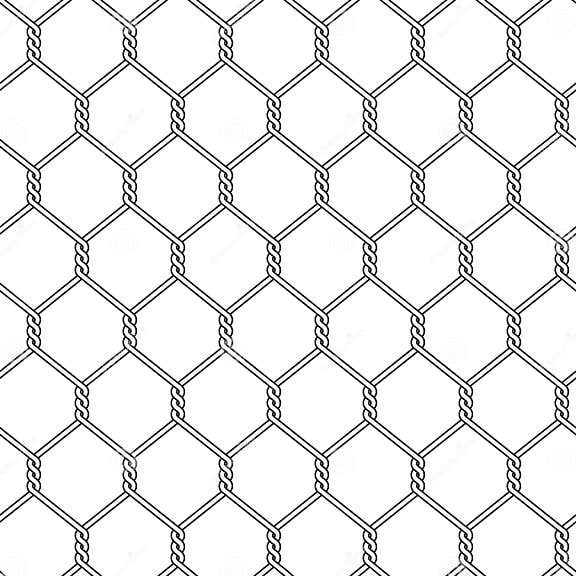 Chicken wire pattern stock vector. Illustration of netting - 211442418