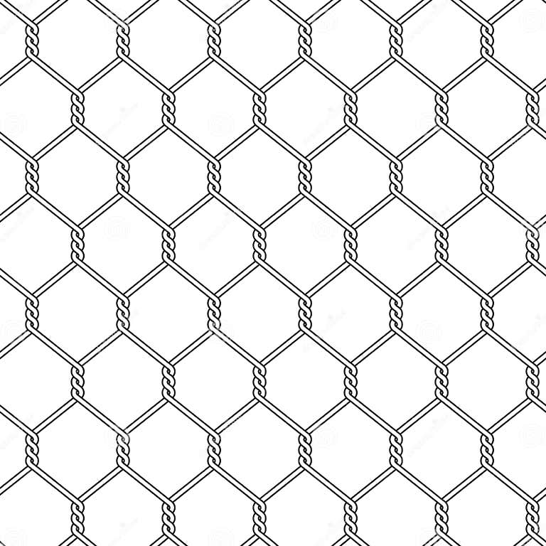 Chicken wire pattern stock vector. Illustration of netting - 211442418