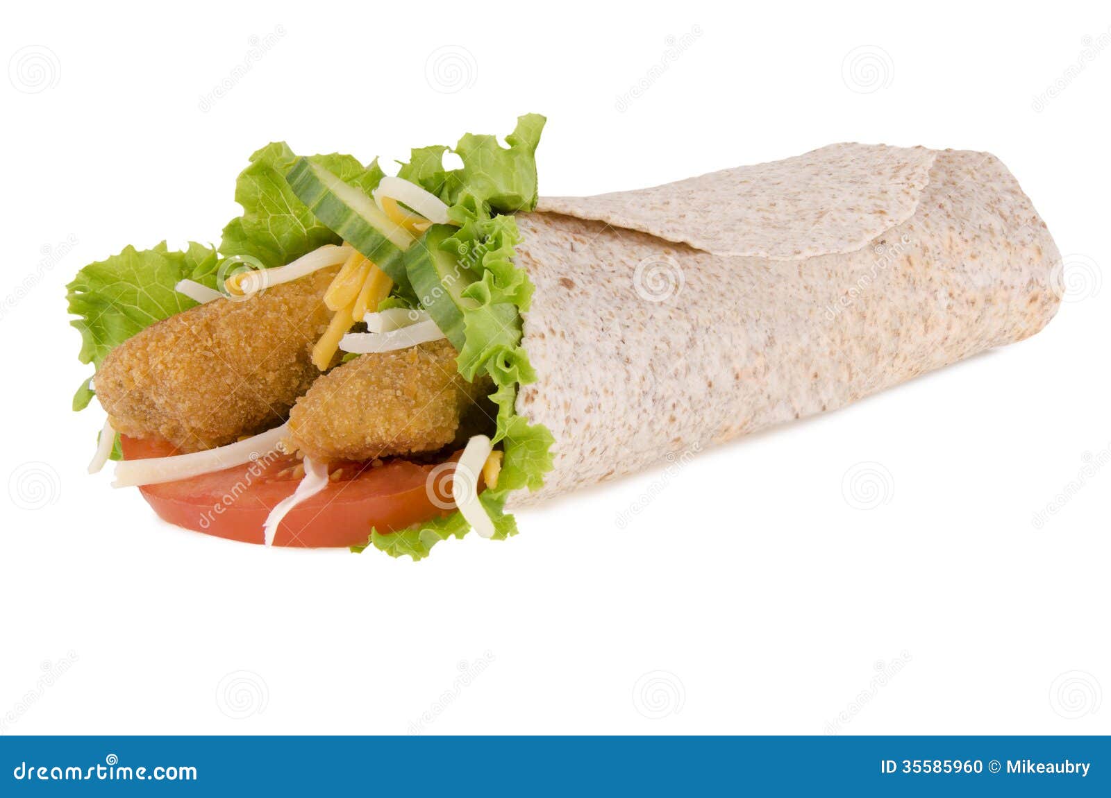 Chicken wrap clipart