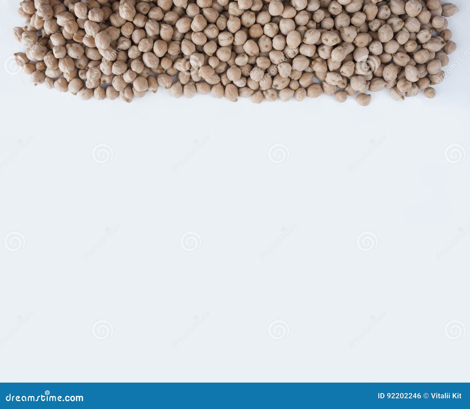 Chickpea at Border of Image with Copy Space for Text. Stock Photo ...
