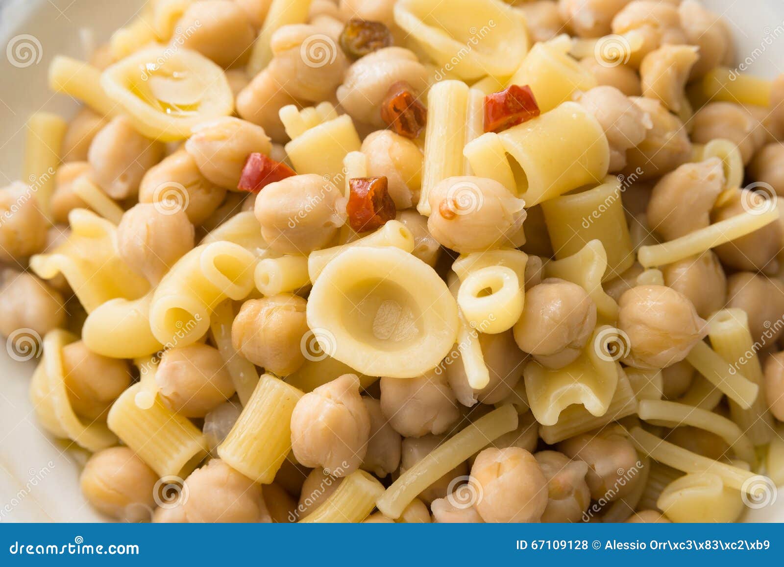 Chickpea Pasta stock photo. Image of dish, chickpea, vegetable - 67109128