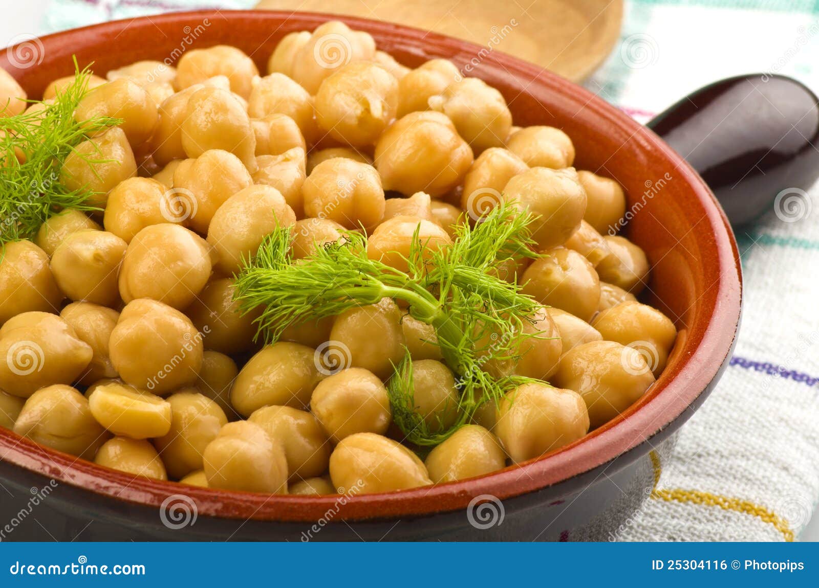 Chickpeas stock photo. Image of fresh, cooked, herb, organic - 25304116
