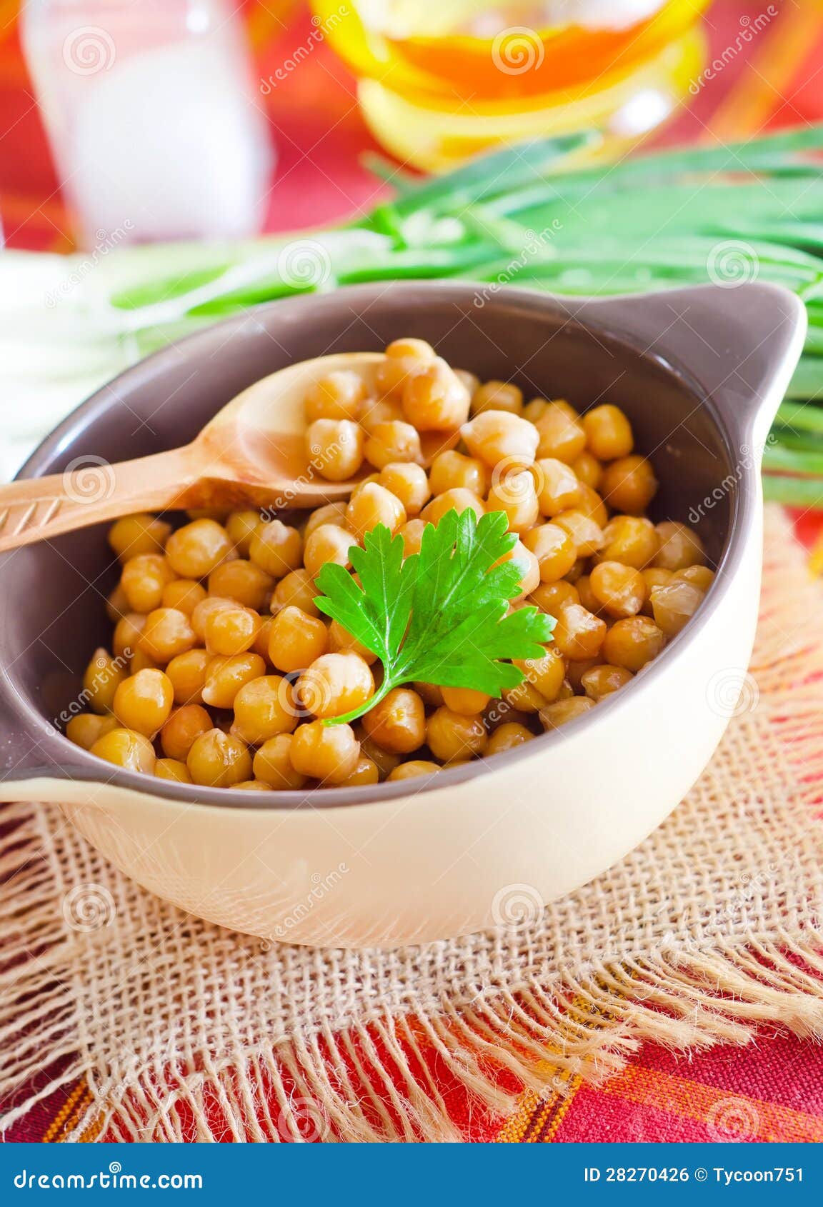 Chickpeas stock photo. Image of dinner, healthy, fresh - 28270426