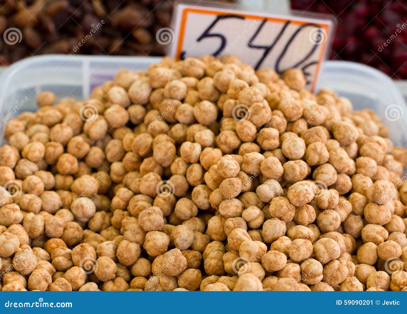 Chickpeas stock image. Image of market, fresh, nutritious - 59090201