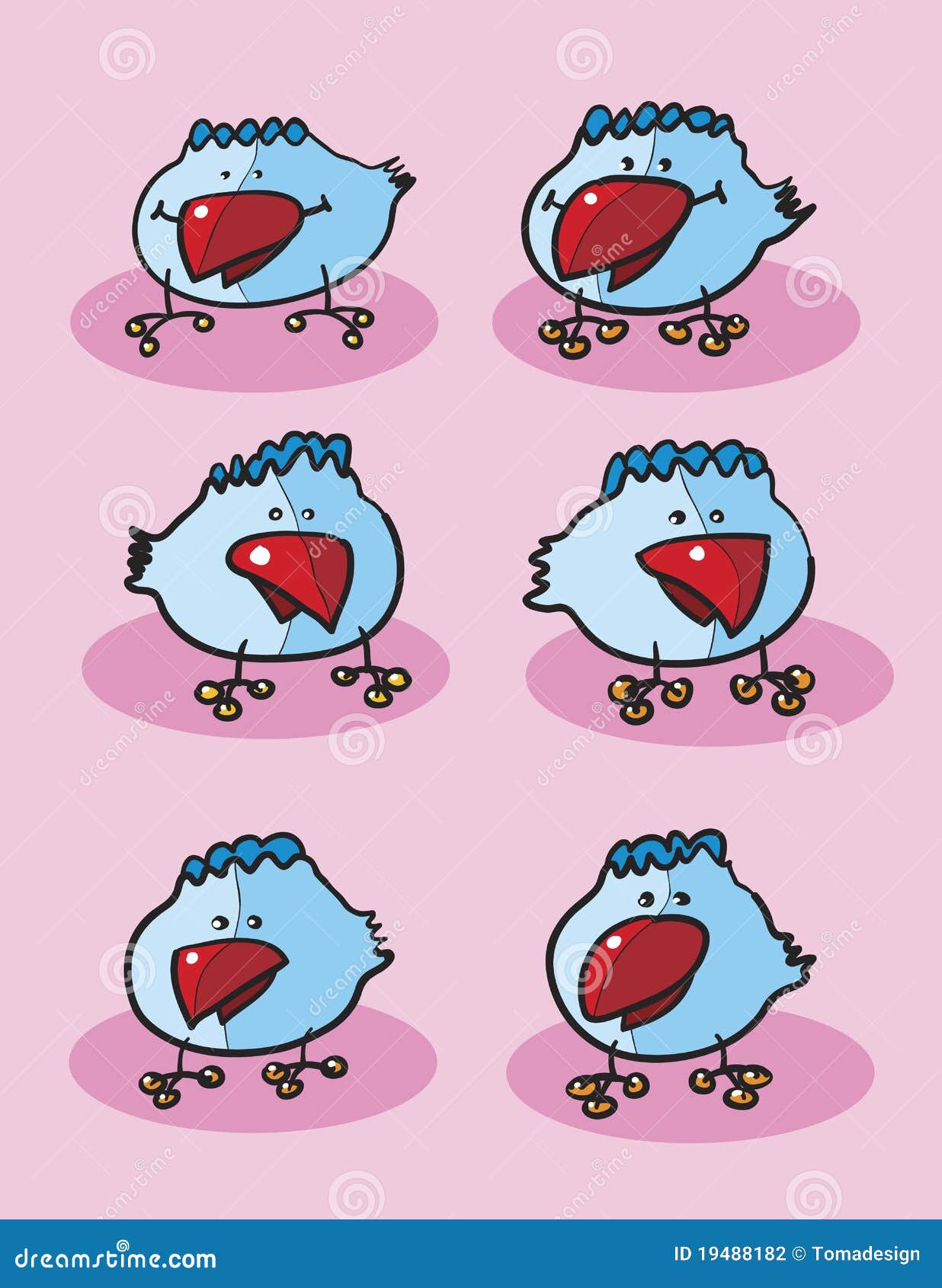 Chicks cartoon stock vector. Illustration of background - 19488182