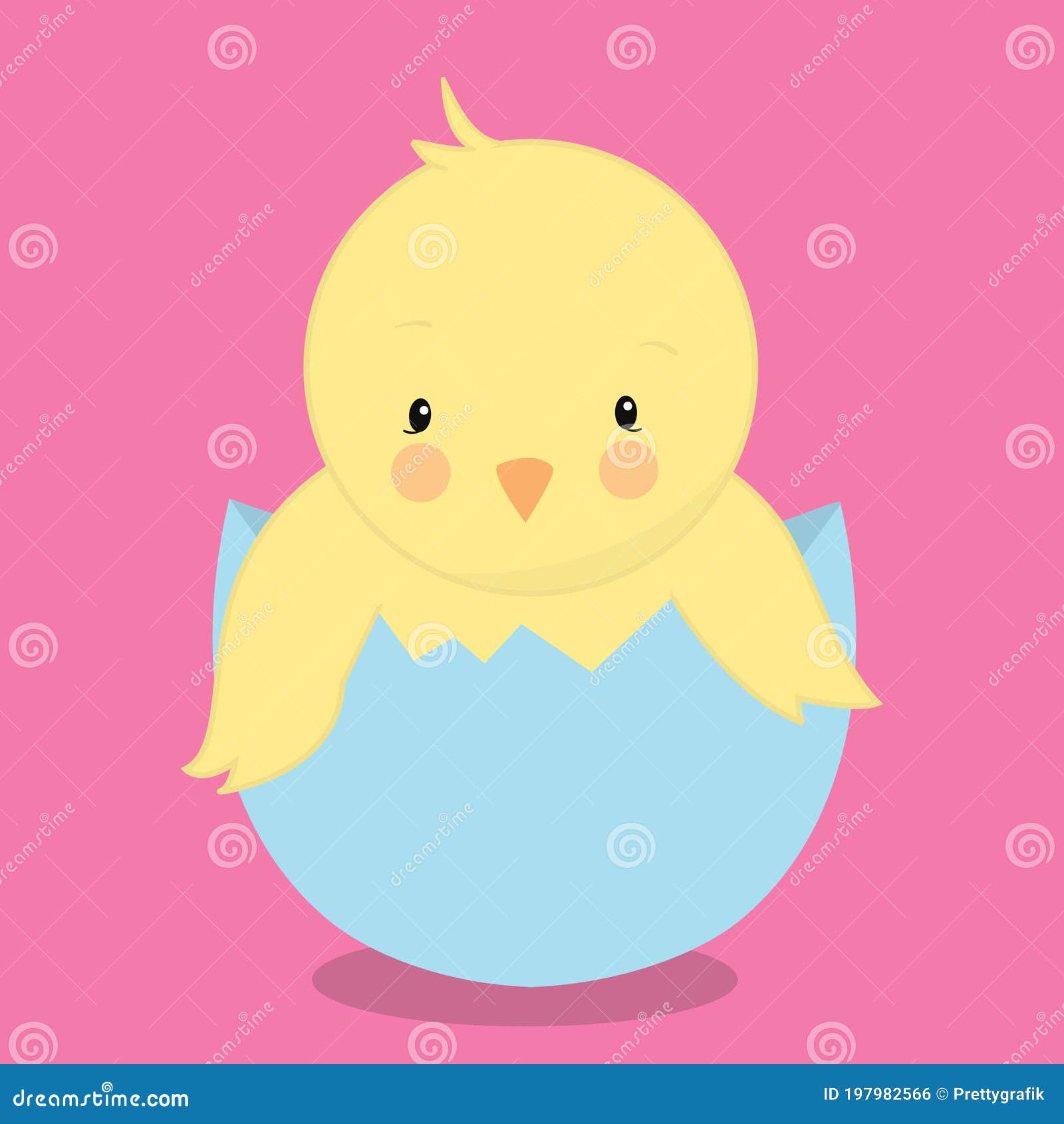 Chicks hatchling blue 03 stock vector. Illustration of hatchling ...