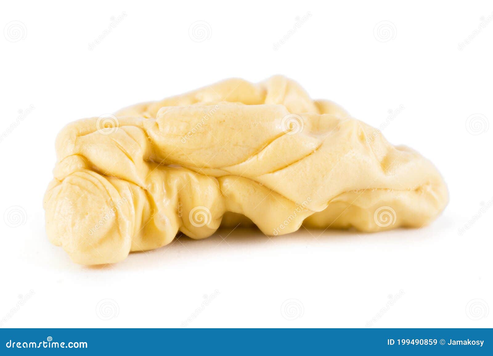 Chicle Amarillo Masticado Aislado En Fondo Blanco Imagen de archivo ...