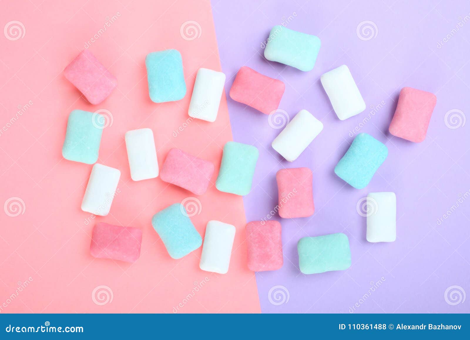 Chicle, Colores En Colores Pastel Foto de archivo - Imagen de pastel ...