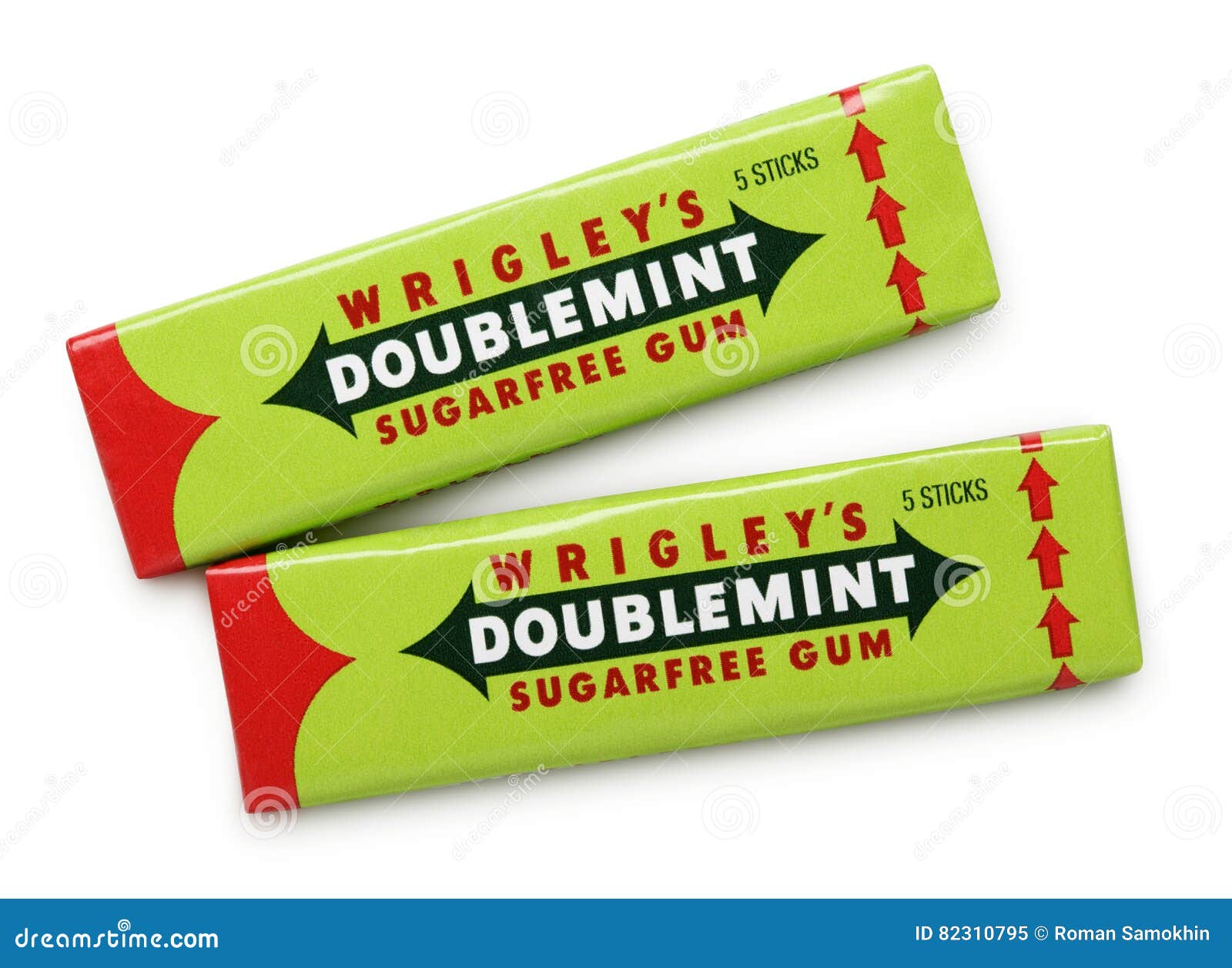 Chicles Sin Azúcar Del ` S Doublemint De Wrigley Imagen editorial ...